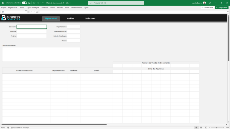 Matrizes de Priorização | BI - Business Indicator